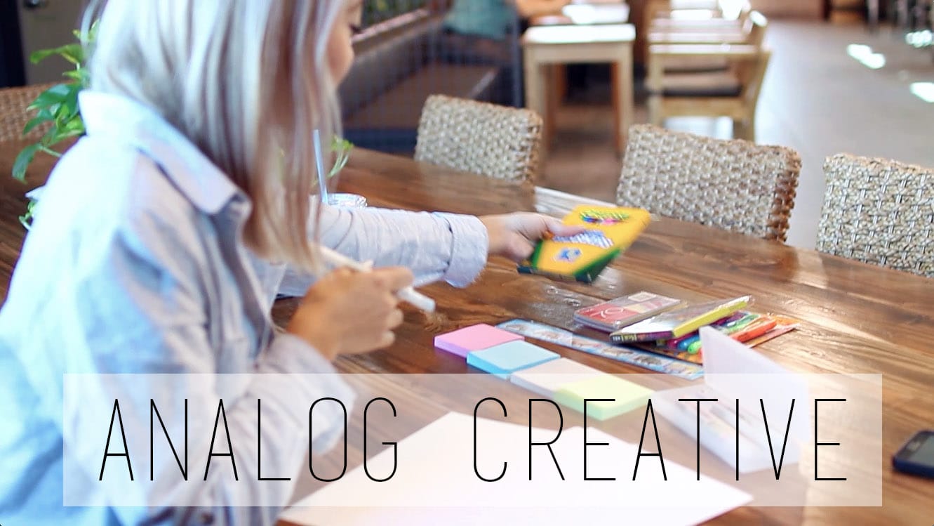 Analog Creative Day (Inspired by Steal Like an Artist)